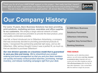 Bann banking presentation | PPT