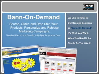 Bann banking presentation | PPT