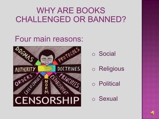 Banned books and censorship | PPTX