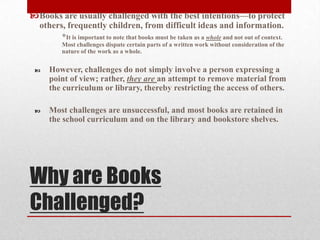 Banned books presentation | PPTX