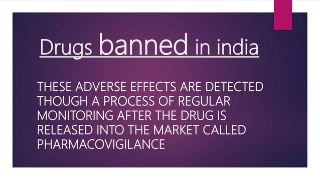 Banned drugs in india | PPTX | Heart and Cardiovascular Diseases ...