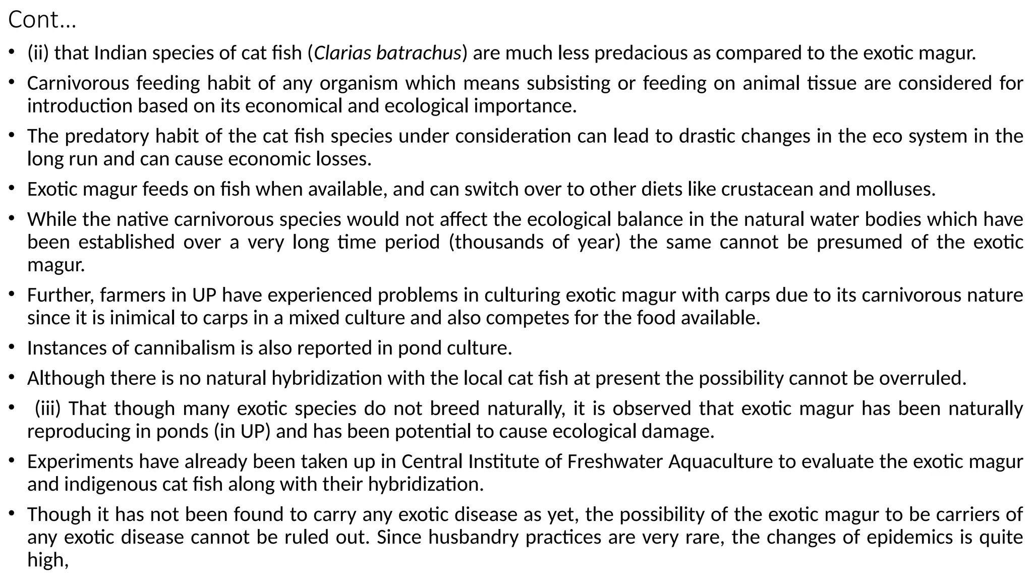 Banned fishes and fisheries regulations in India By B | PPTX