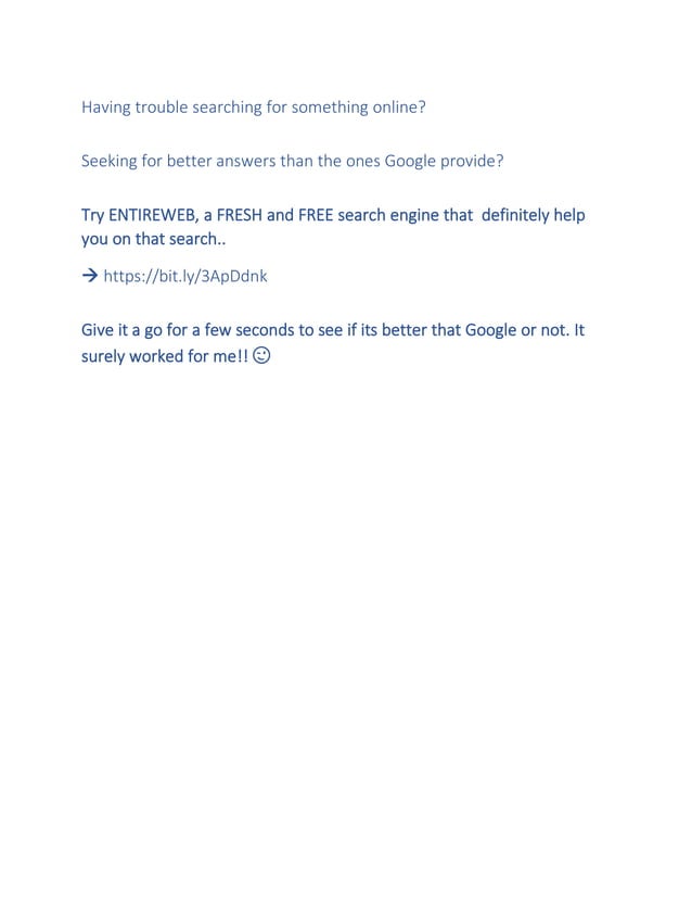 ENTIREWEB SEARCH ENGINE | PDF