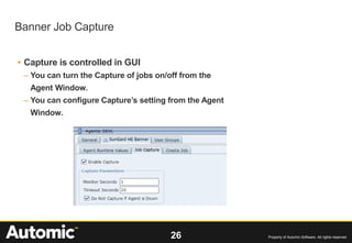 Automic Banner Lessons from the Field | PPTX