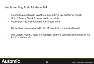 Automic Banner Lessons from the Field | PPTX