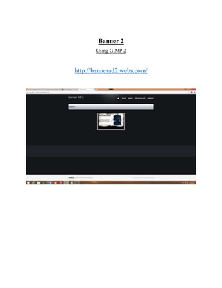Banner ads web pages