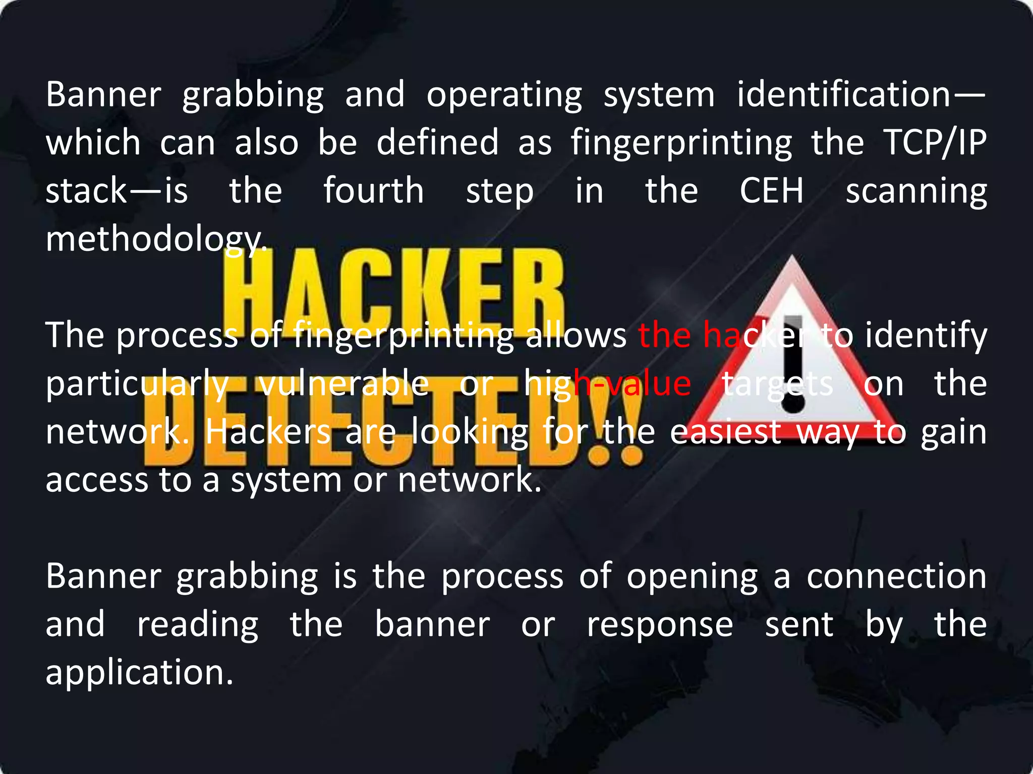 Banner grabbing | PPSX | Operating Systems | Computer Software and ...