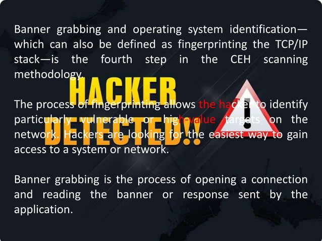 Banner grabbing | PPSX | Operating Systems | Computer Software and ...