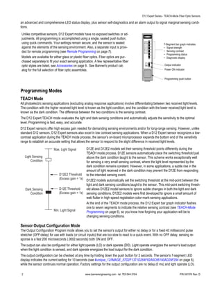 Banner sensors fiber | PDF