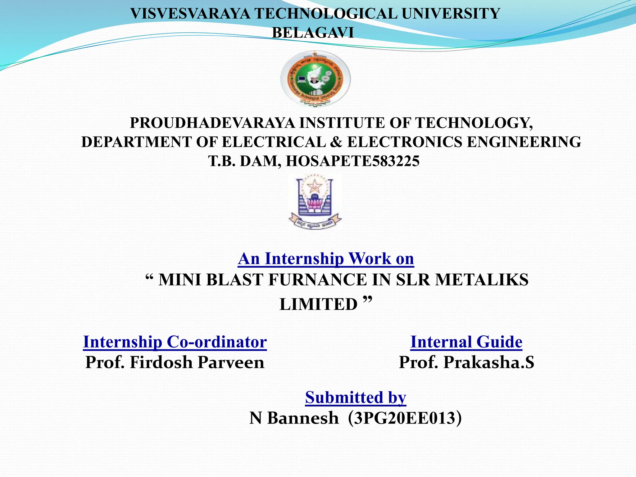 Mini Blast Furnace (MBF) also known as fernance | PPTX