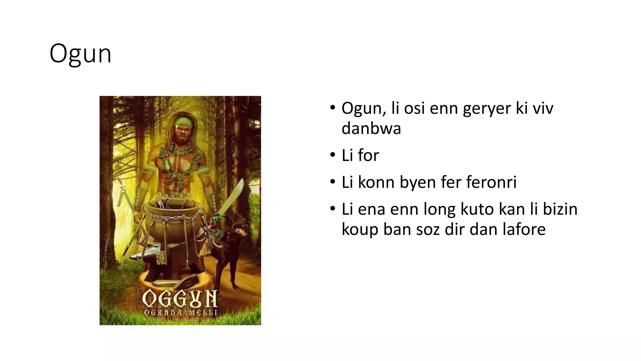Bann Orisha dan Kreol Morisyen.pptx