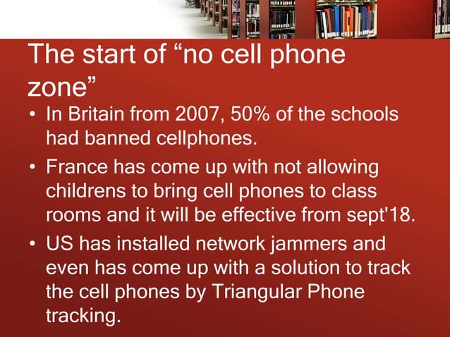 Ban of cellphones in schools | PPTX | Internet Safety | Parenting