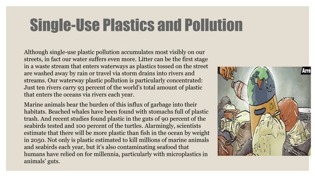 Ban on single use plastics ppt | PPTX