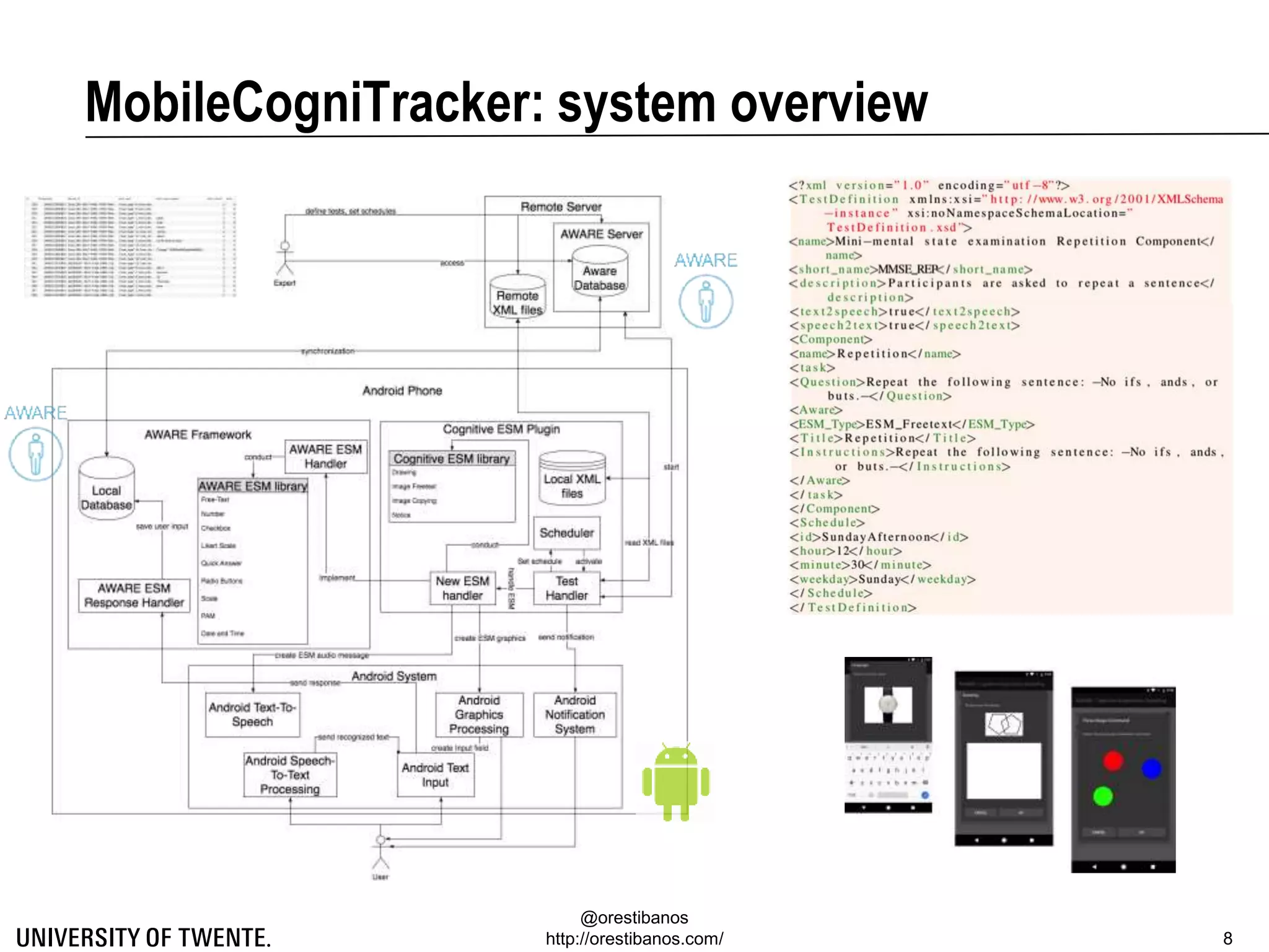 Enabling remote assessment of cognitive behaviour through mobile ...
