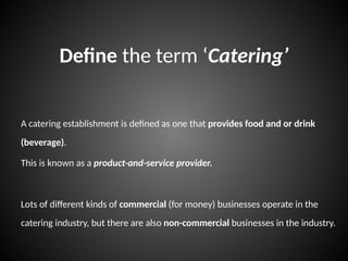 banquet and catering management in colle | PPTX