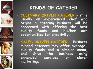BANQUET AND CATERING MANAGEMENT | PPTX