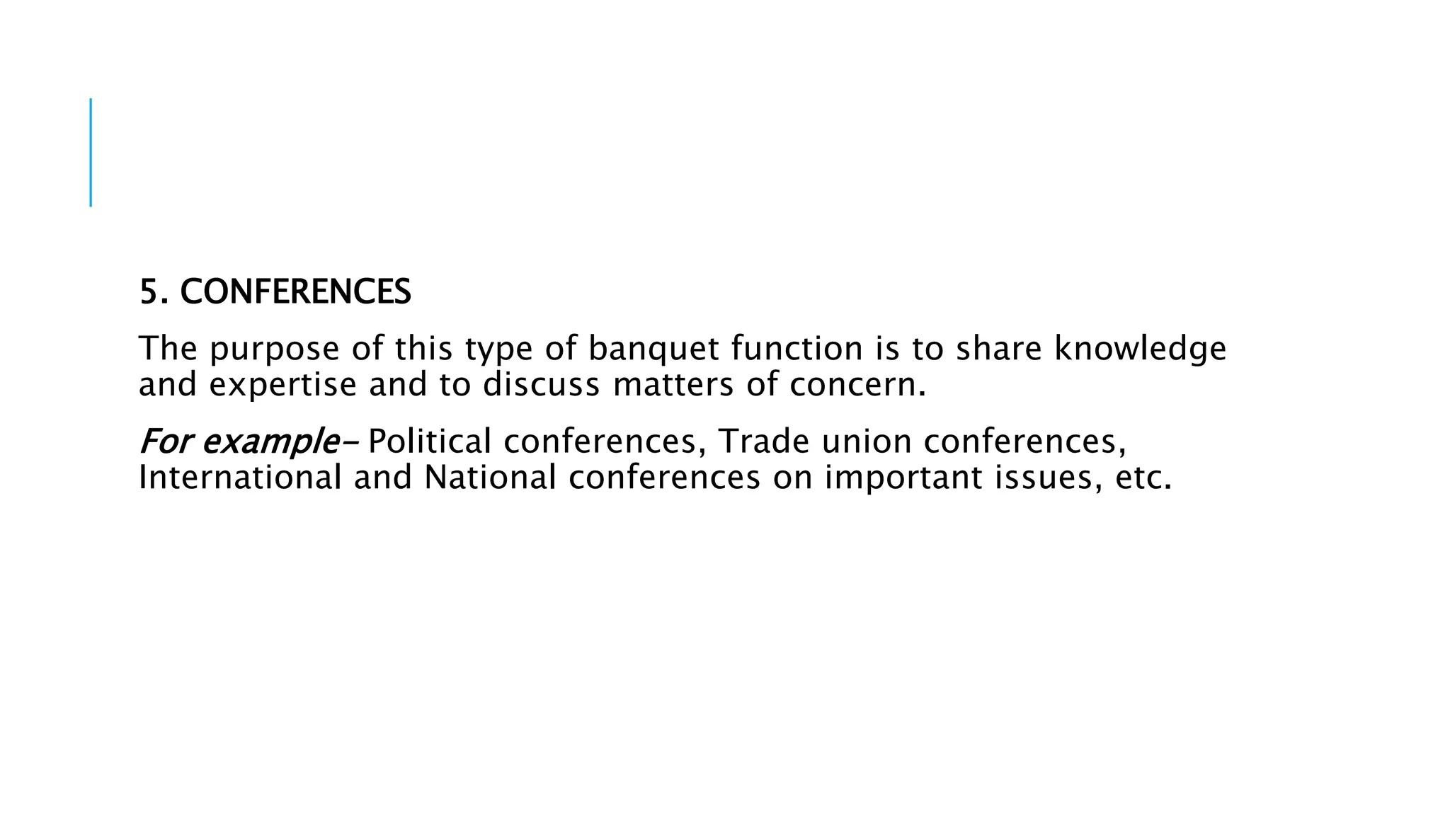 Banquet – functions – types – services mba ttm.pptx