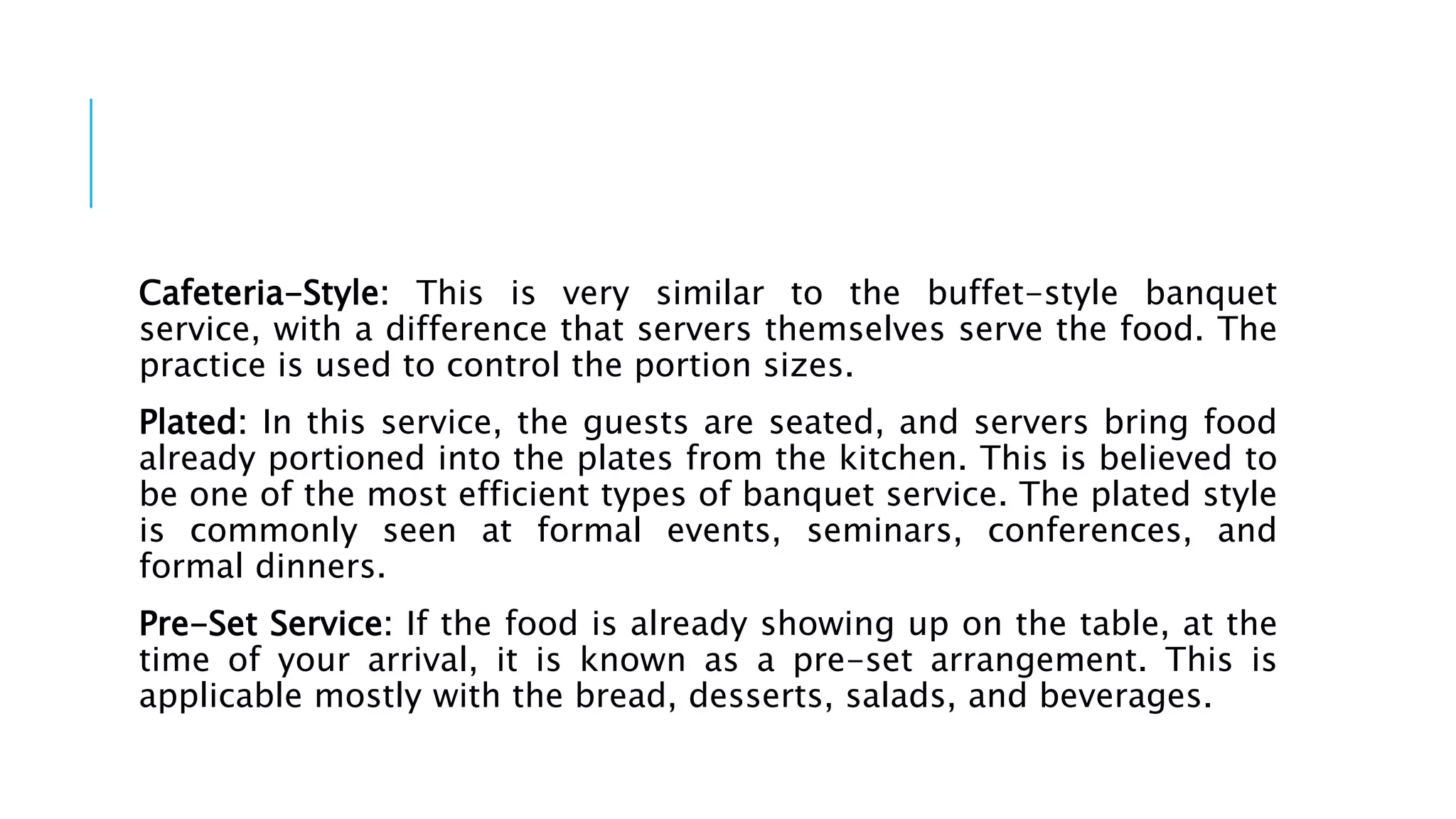 Banquet – functions – types – services mba ttm.pptx