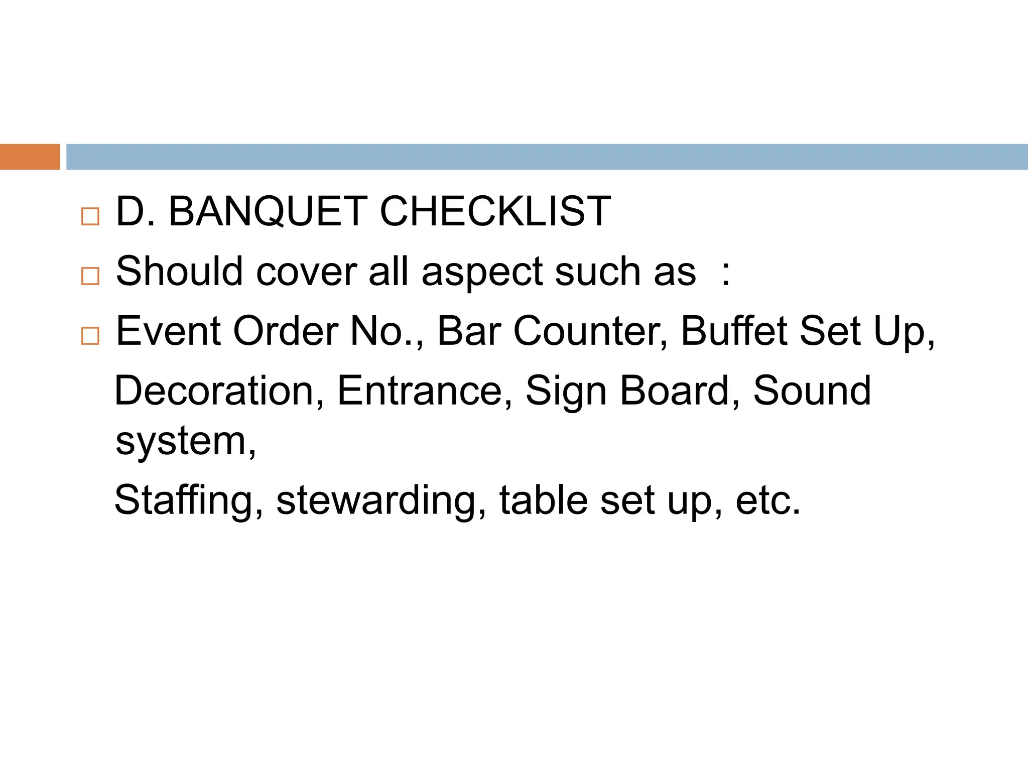 banqueting.ppt