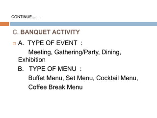 banqueting.ppt