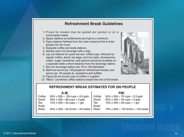Banquet and catering operations | PPT | Hospitality Industry | Industries