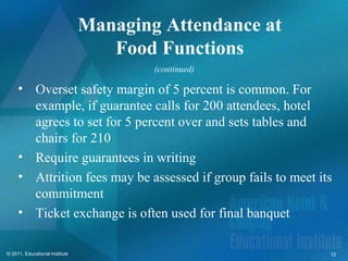 Banquet and catering operations | PPT