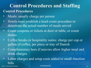 Banquet and catering operations | PPT