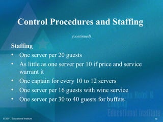 Banquet and catering operations | PPT