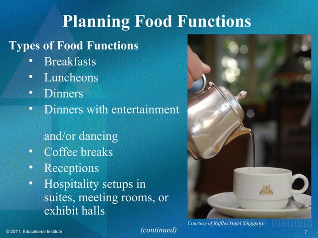 Banquet and catering operations | PPT | Hospitality Industry | Industries