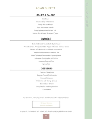 Banquet menu ep | PDF