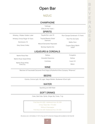 Banquet menu ep | PDF