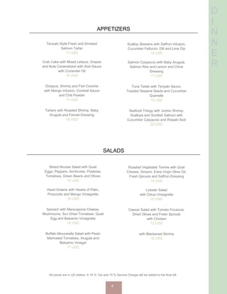 Banquet menu ep | PDF