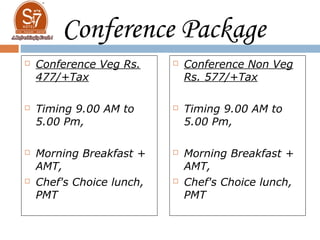 Banquet packages & menu may 2014 | PPT