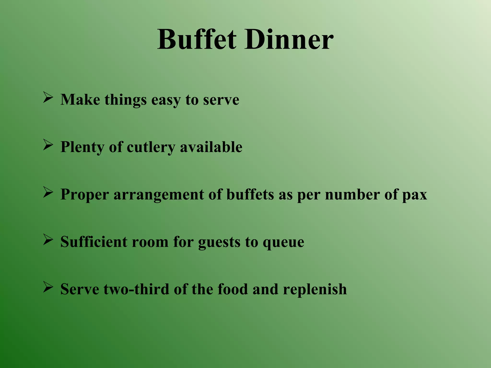 Banquets | PPT