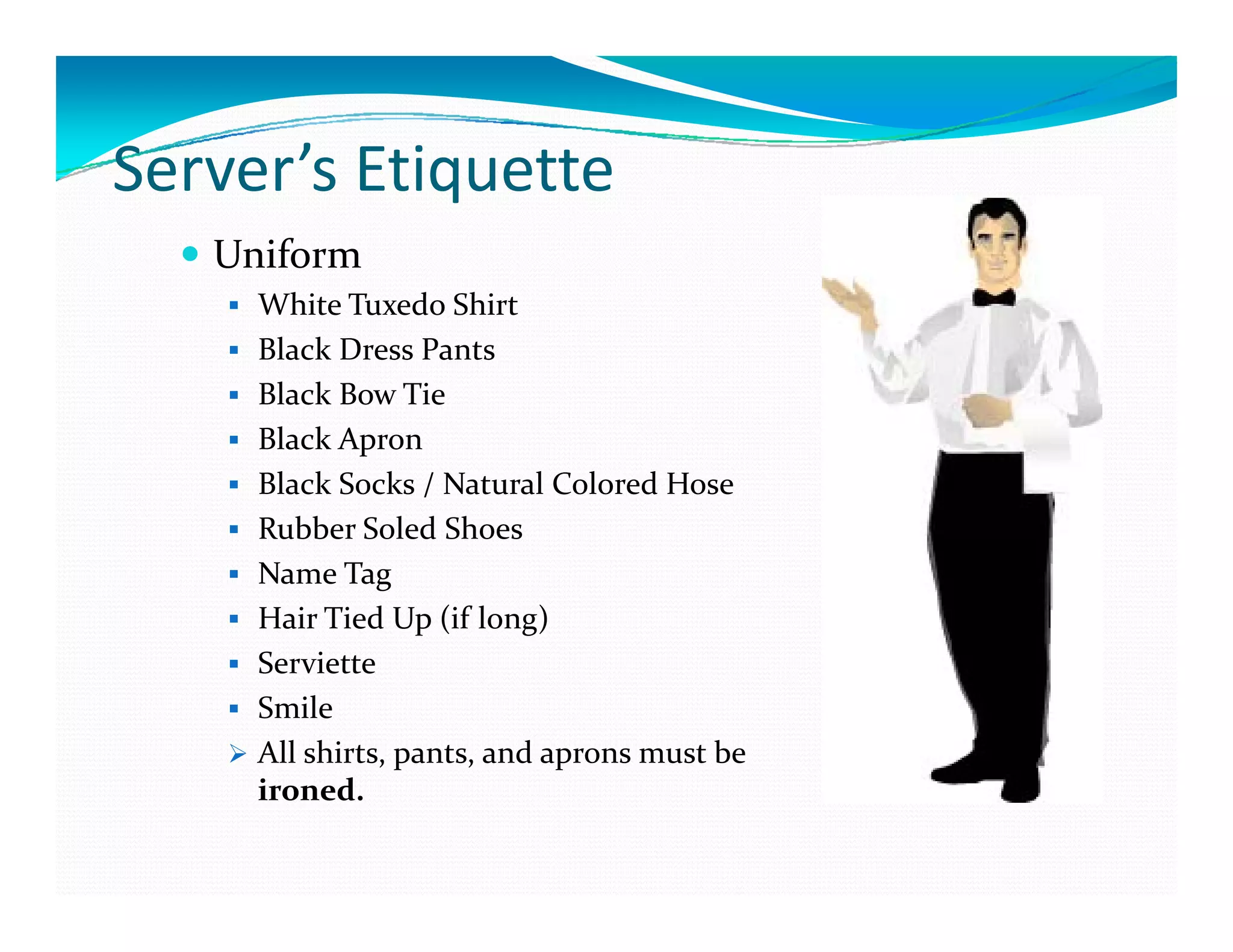 Banquet server basic skill training | PDF