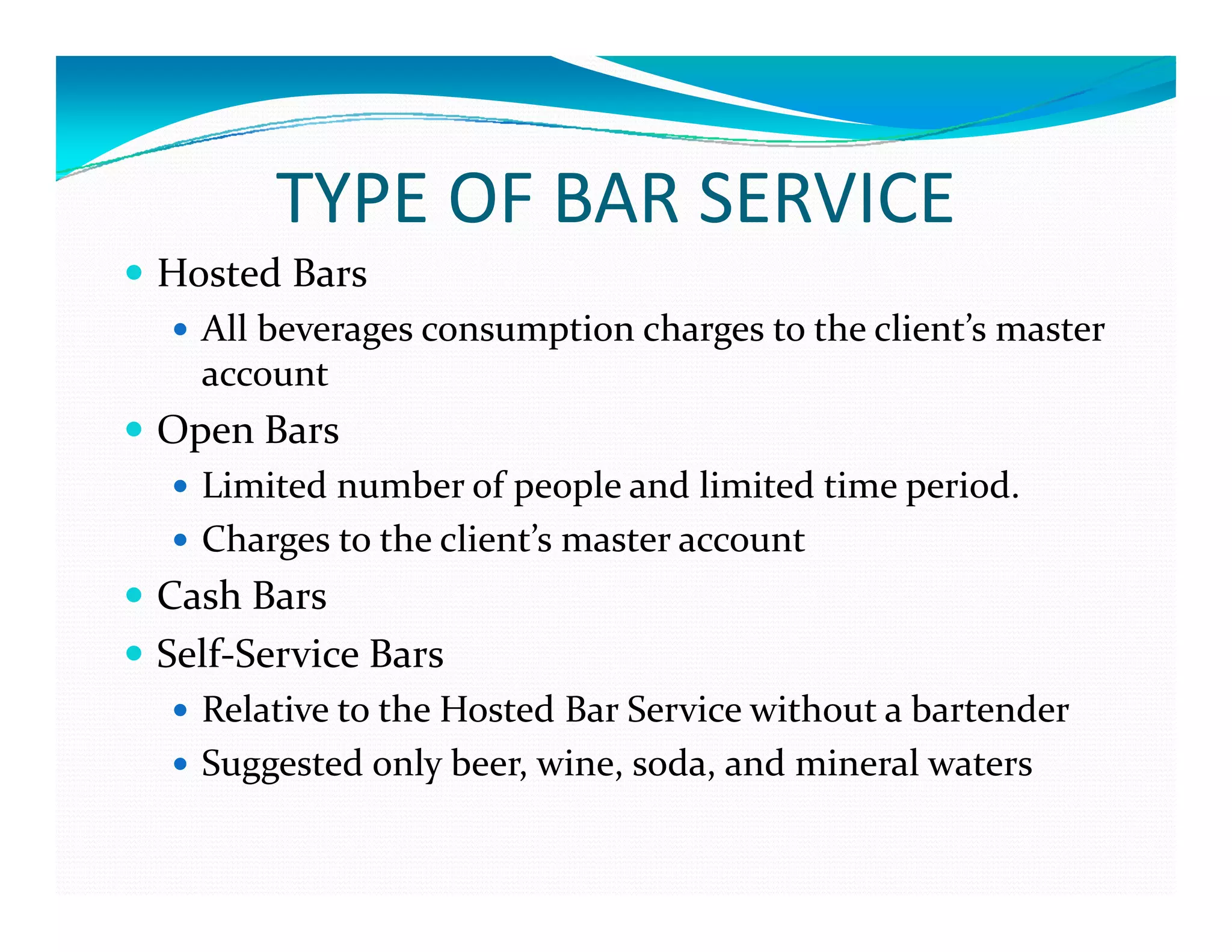 Banquet server basic skill training | PDF