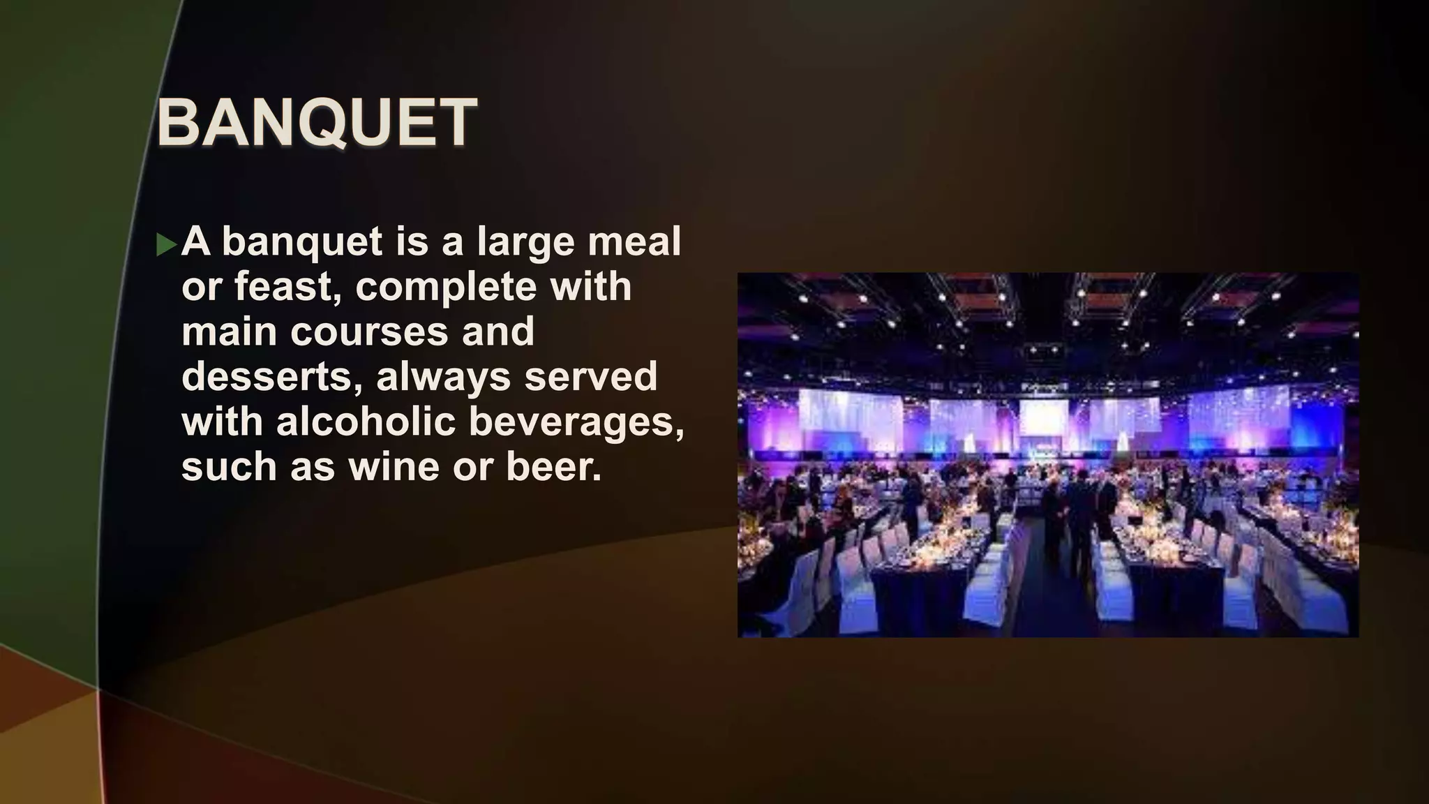 Banquet Setting | PPTX