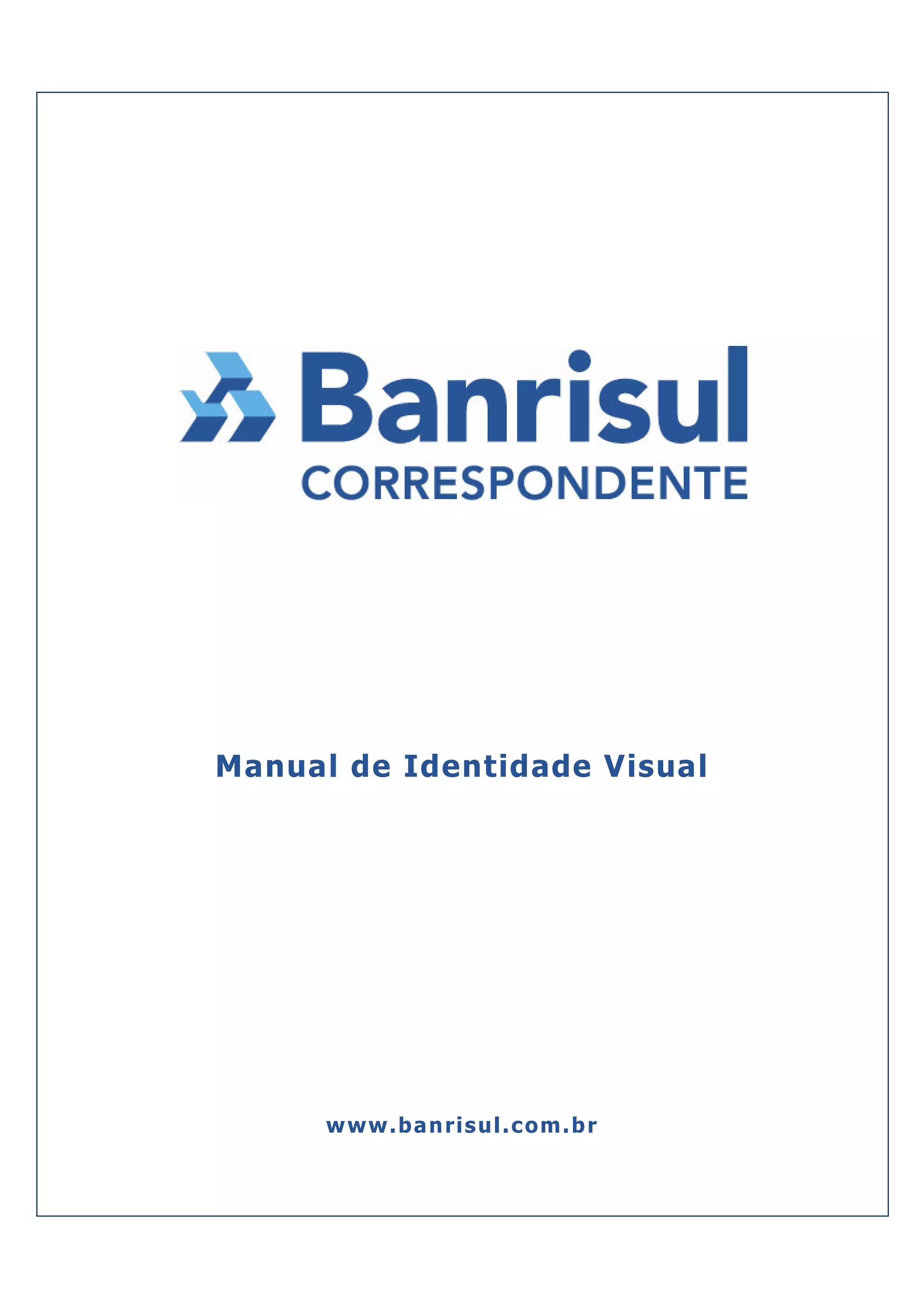 Banrisul identidade visual_correspondente | PDF