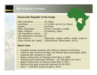 Mining and sustainability: the impacts to people - Dr John Clarke ...