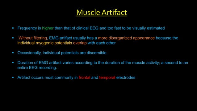Eeg Artifact And How To Resolve Pptx