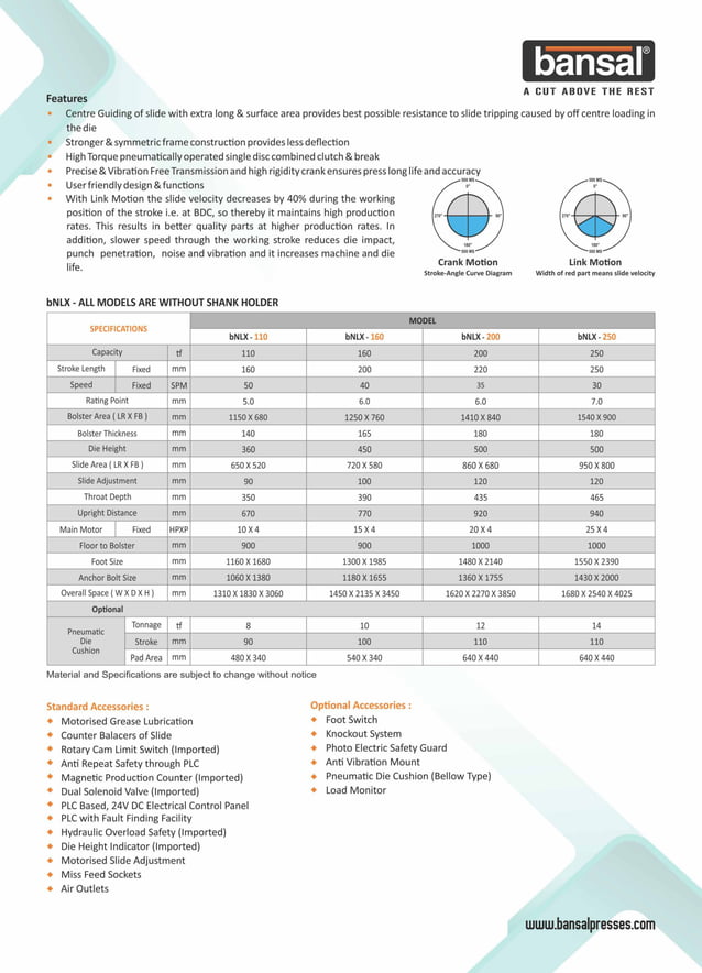 Bansal Power Press catalogue | PDF