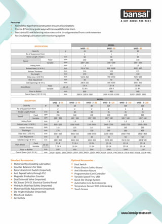 Bansal Power Press catalogue | PDF