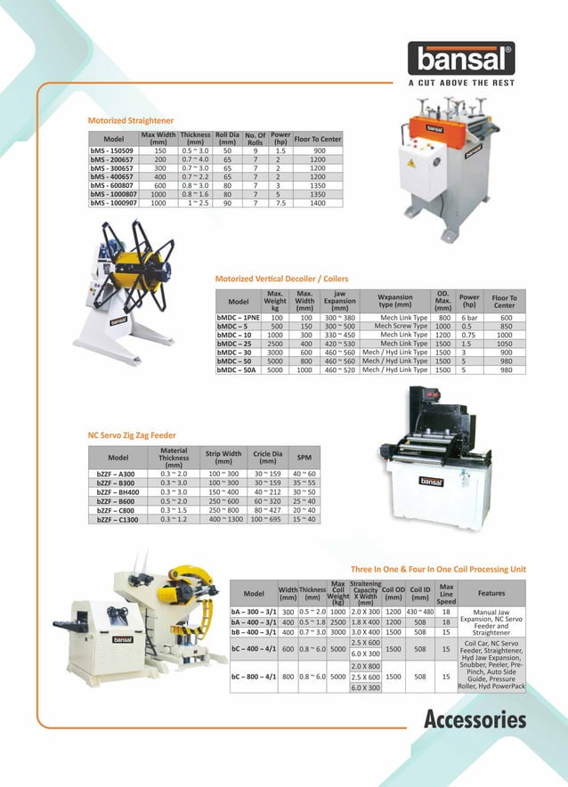 Bansal Power Press catalogue | PDF