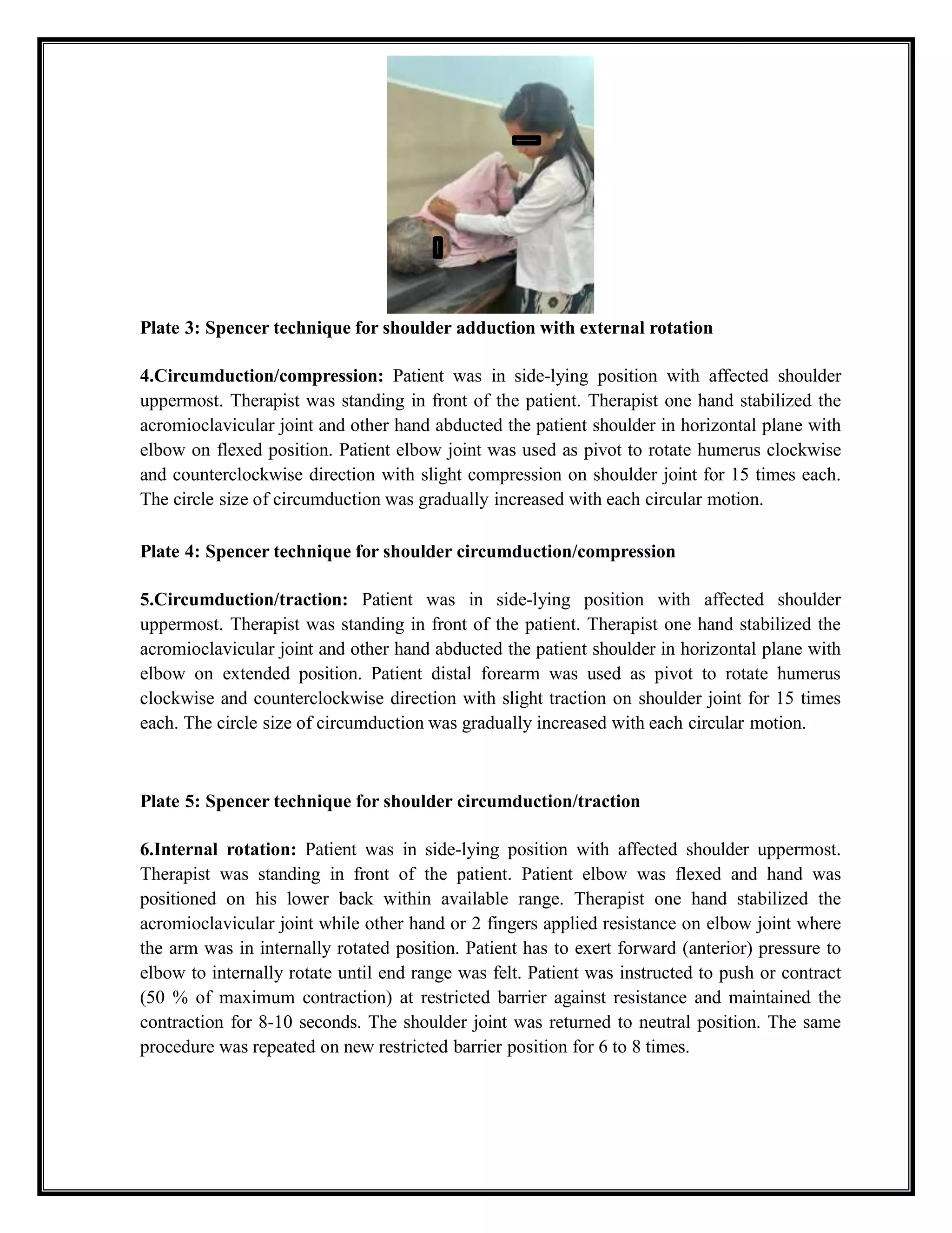 EFFECT OF SPENCER TECHNIQUE V/S MULLIGAN'S MOBILIZATION | PPTX