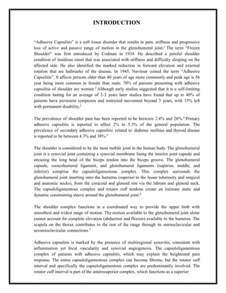 EFFECT OF SPENCER TECHNIQUE V/S MULLIGAN'S MOBILIZATION | PDF