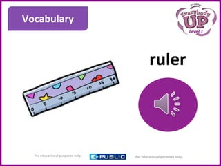 ESL Class lesson in English for Beginning English | PPTX
