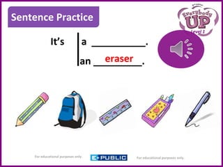 ESL Class lesson in English for Beginning English | PPTX
