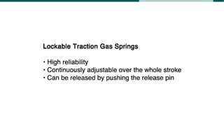 Traction Gas Springs from Bansbach - available at Albert Jagger | PPTX