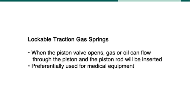 Traction Gas Springs from Bansbach - available at Albert Jagger | PPTX