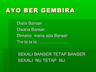Banser dan nu dalam perjuangan | PPT
